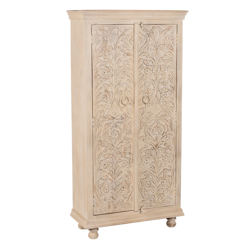 Fleur De Lis Living Aiken 2 Door Wardrobe | Wayfair.co.uk